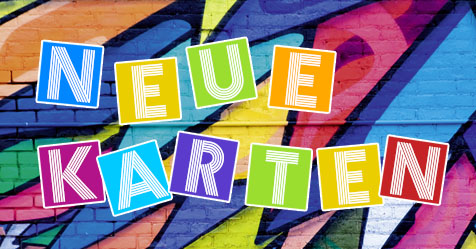 Neue Karten auf einen Blick